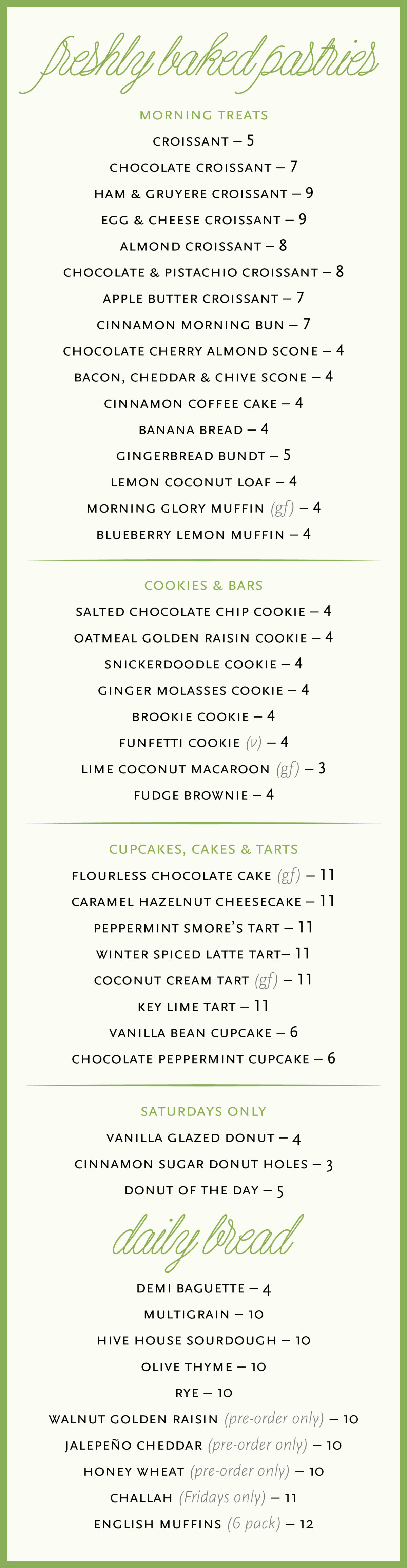 Hive Bakery & Cafe_PastriesMenu_Mobile_1125_2025 - Hive Bakery & Cafe